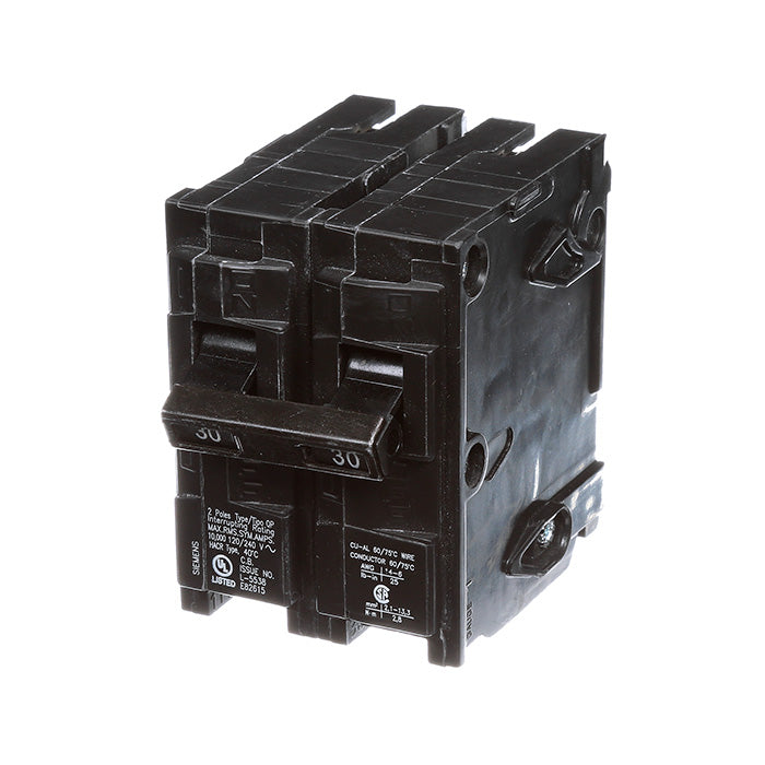 PASTILLA INTERRUPTOR SIEMENS QP 2X15-125A, 10kA, 120/240V – Tableros y ...